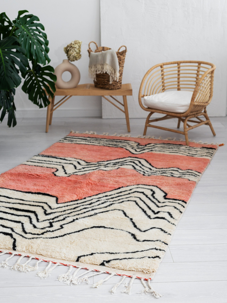 Dywan wełniany Zebra 1.52 / 2.57 m - Berbere - Berbere